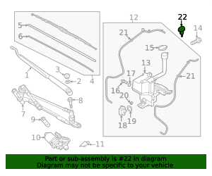 98630-G3000 - Nozzle 2018-2026 Kia | Kia.Parts Store