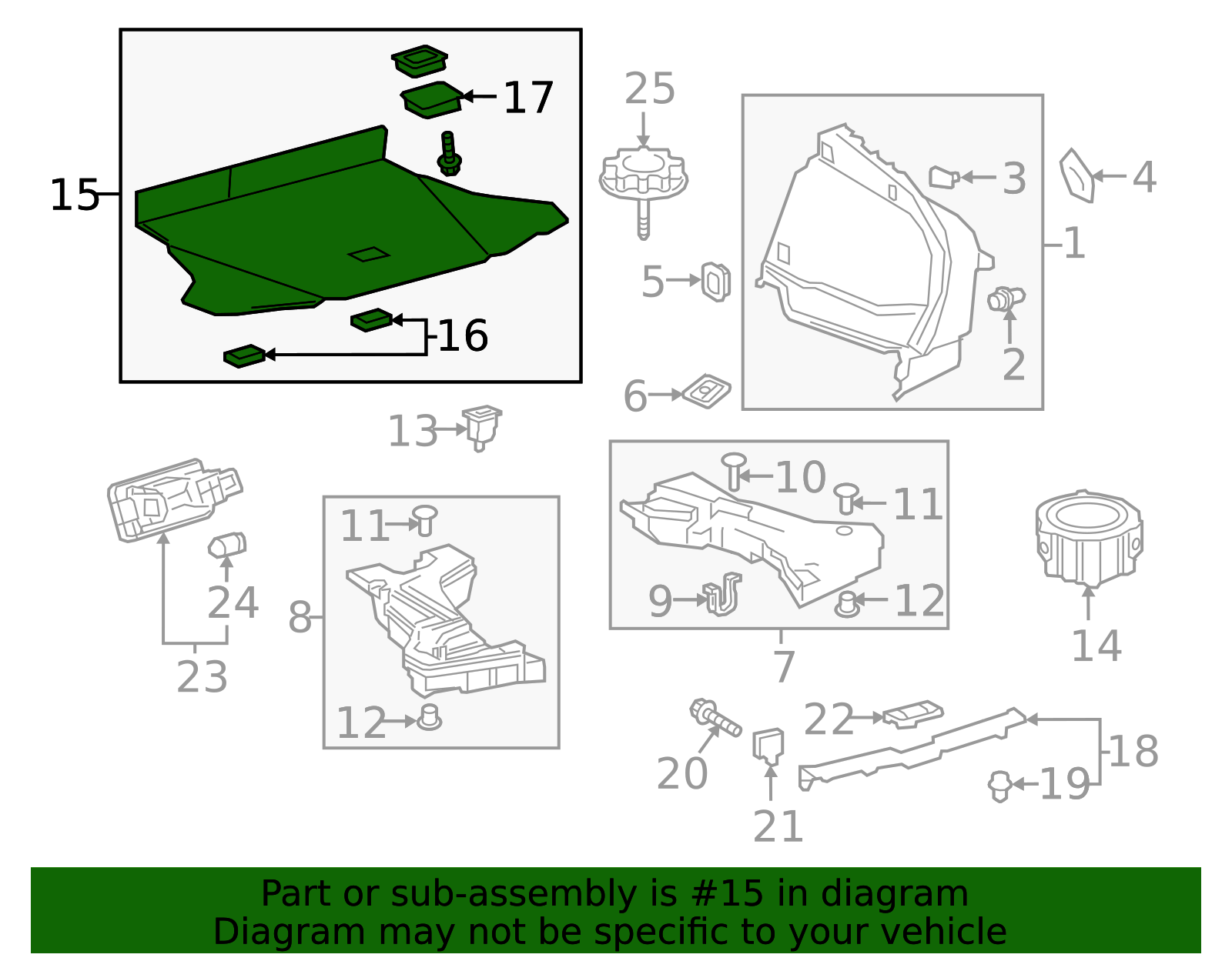 Floor Cover Panel 58415-47110-C2 | Toyota Parts Center