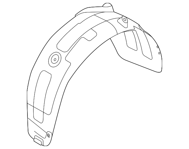 86821-K0000 - Wheelhouse Liner 2020-2022 Kia Soul | Kia.Parts Store