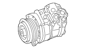 000-830-76-02-87 - Remanufactured Refrigerant Compressor For 2011-2017 ...