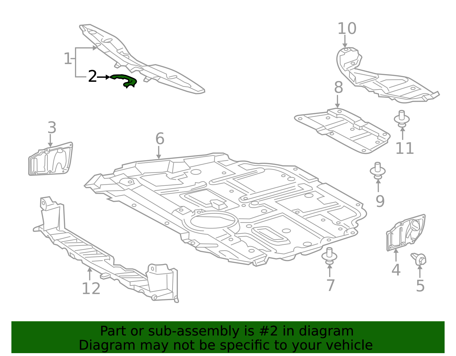 2010-2015 Toyota Sight Shield Seal 53381-47030 | MotorMotor