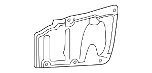 Genuine Toyota Shield part# 51443-12080 for 2008-2018 Toyota | Ourisman ...