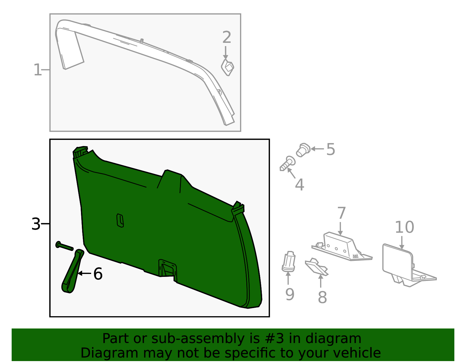 23440140 - OEM GM Lower Trim Panel | GMPartsCenter.net | GM Parts Center