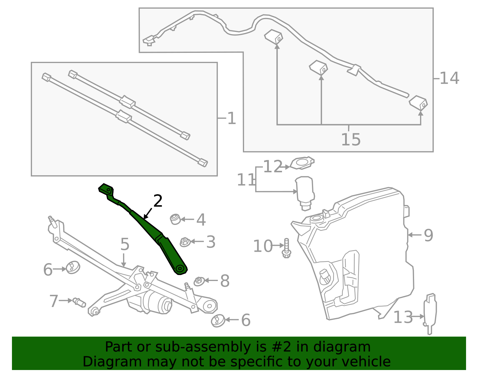 85211-WAA04 - Wiper Arm 2020-2026 Toyota GR Supra | Toyota Parts Space