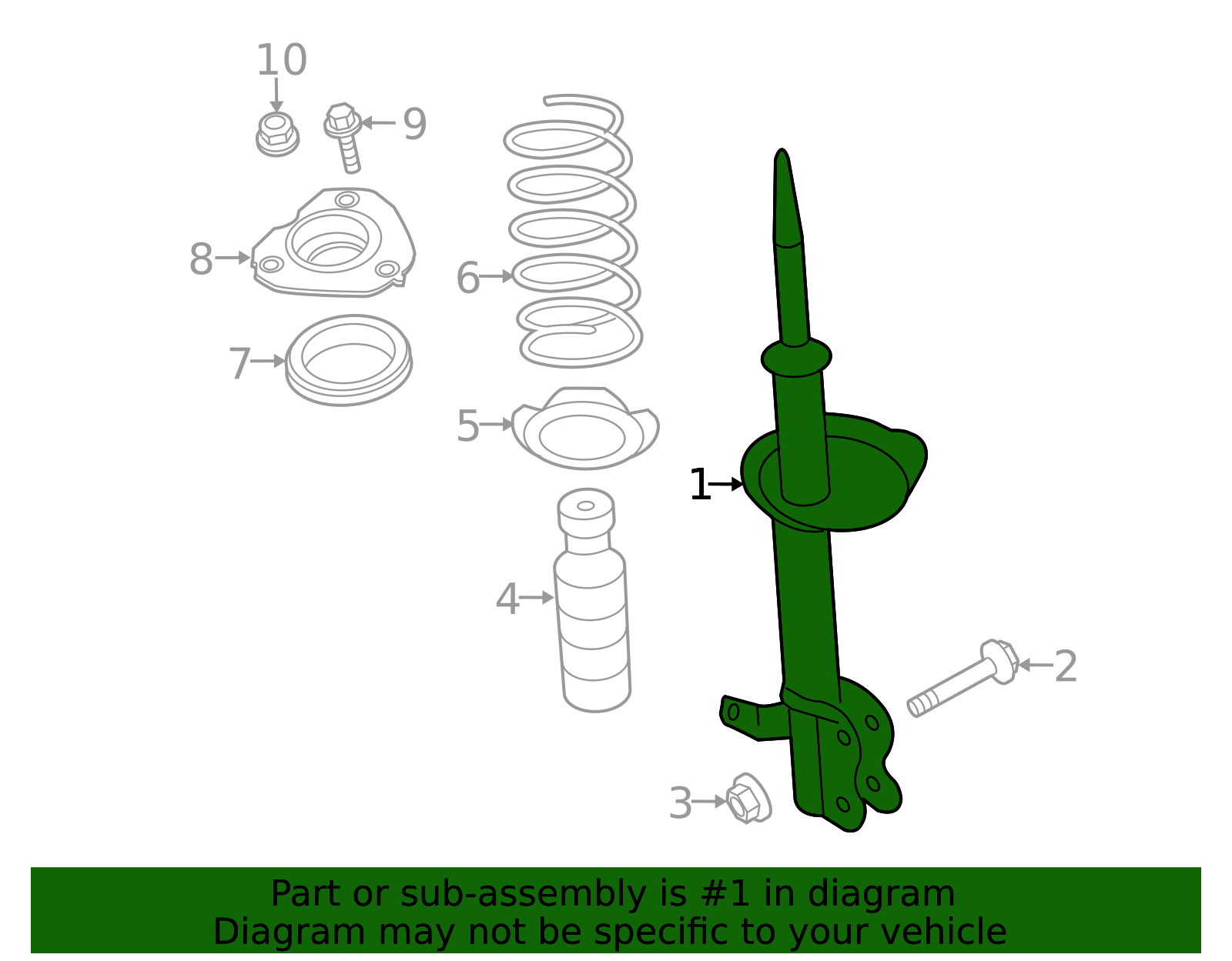 Suspension Strut E4302-4RA3A - OEM Ride Quality and Handling ...