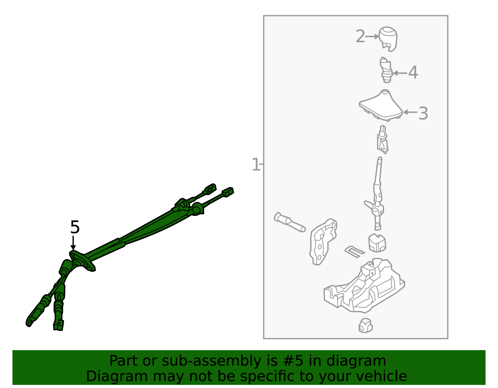 43794-3X200 - High-Quality Manual Transmission Shift Cable for 2011 ...