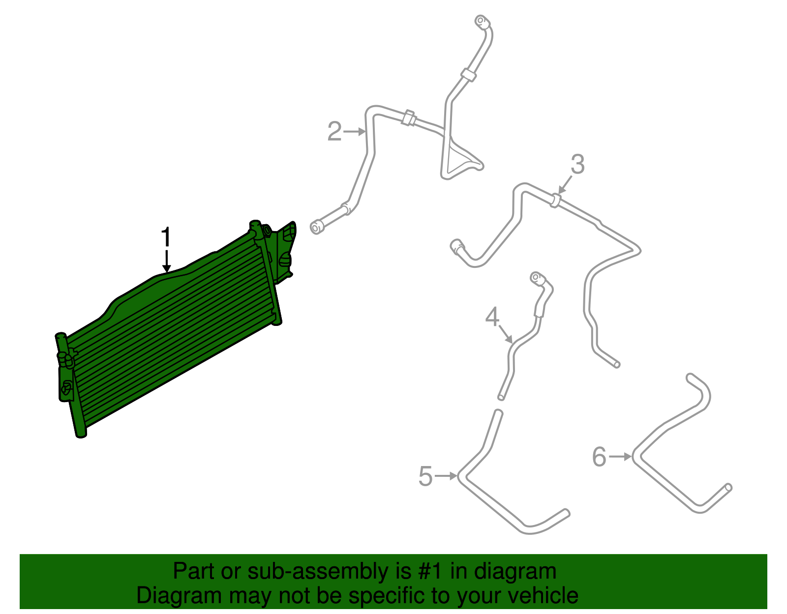 2016-2019 Nissan TITAN XD Trans Cooler 21606-EZ30A | Nissan RVA