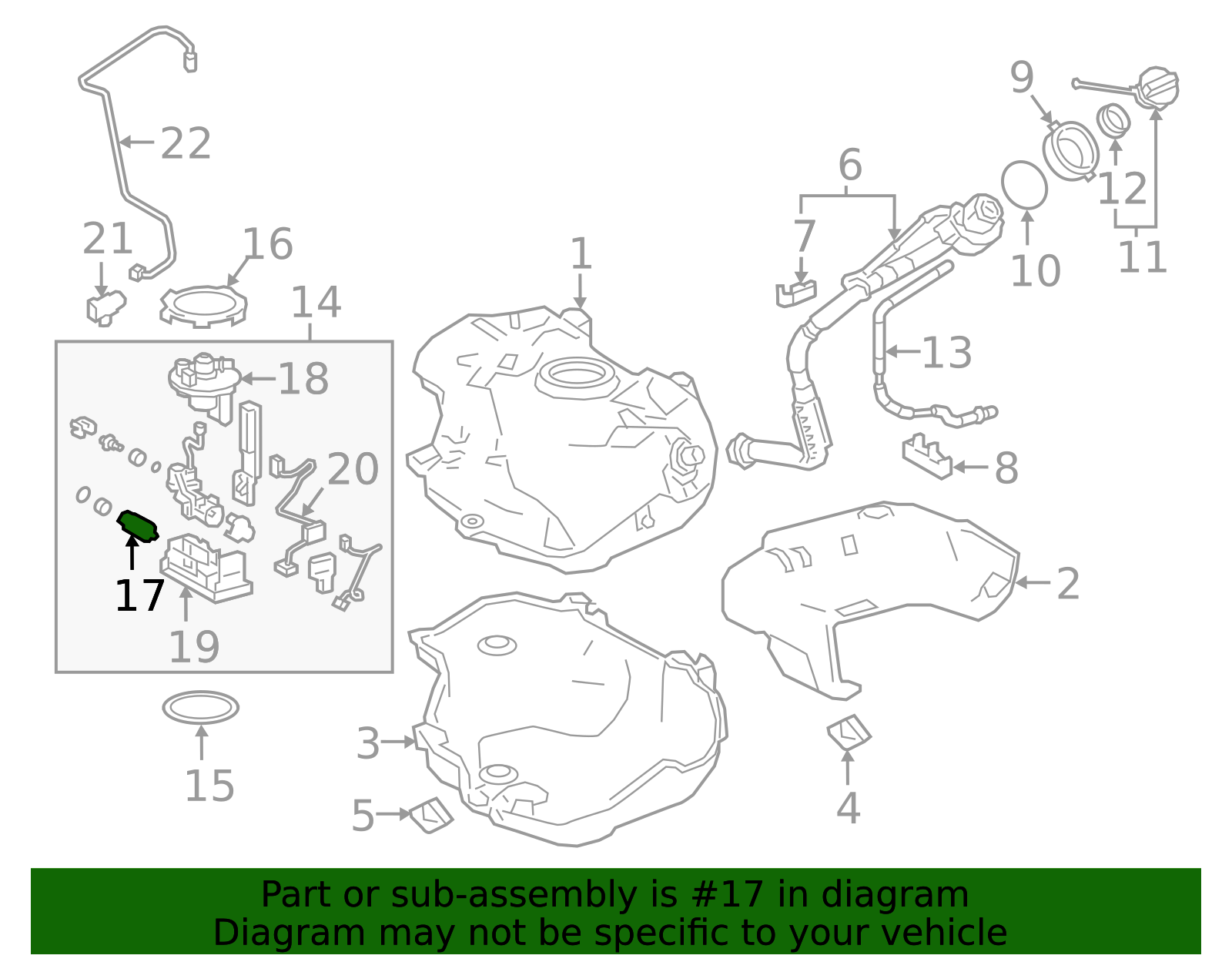 2019-2025 Toyota Fuel Pump 23221-47031 | OEM Parts Online