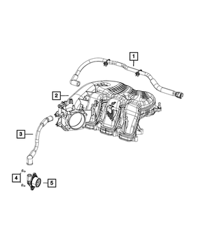 52022390AC - Make Up Air Hose The Official Mopar eStore