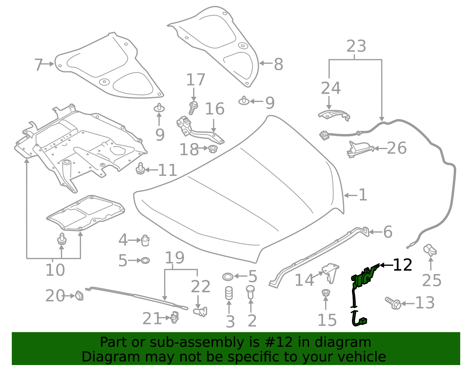 2019-2025 Subaru Ascent Duct Insulator 90815XC18A | OEM Parts Online