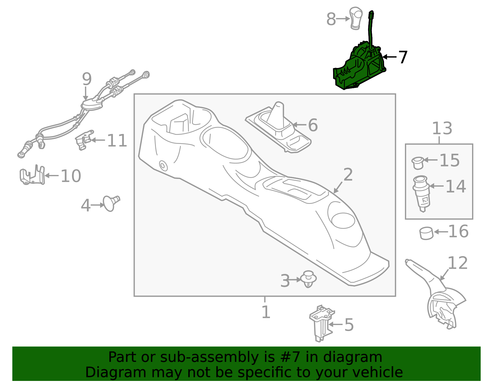 2012-2019 Nissan Manual Transmission Shift Lever 34101-1HM0A | QuirkParts