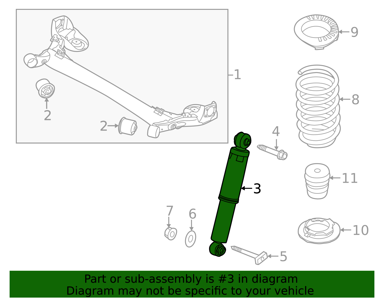2012-2016 Hyundai Shock Absorber 55300-3X220 | MotorMotor