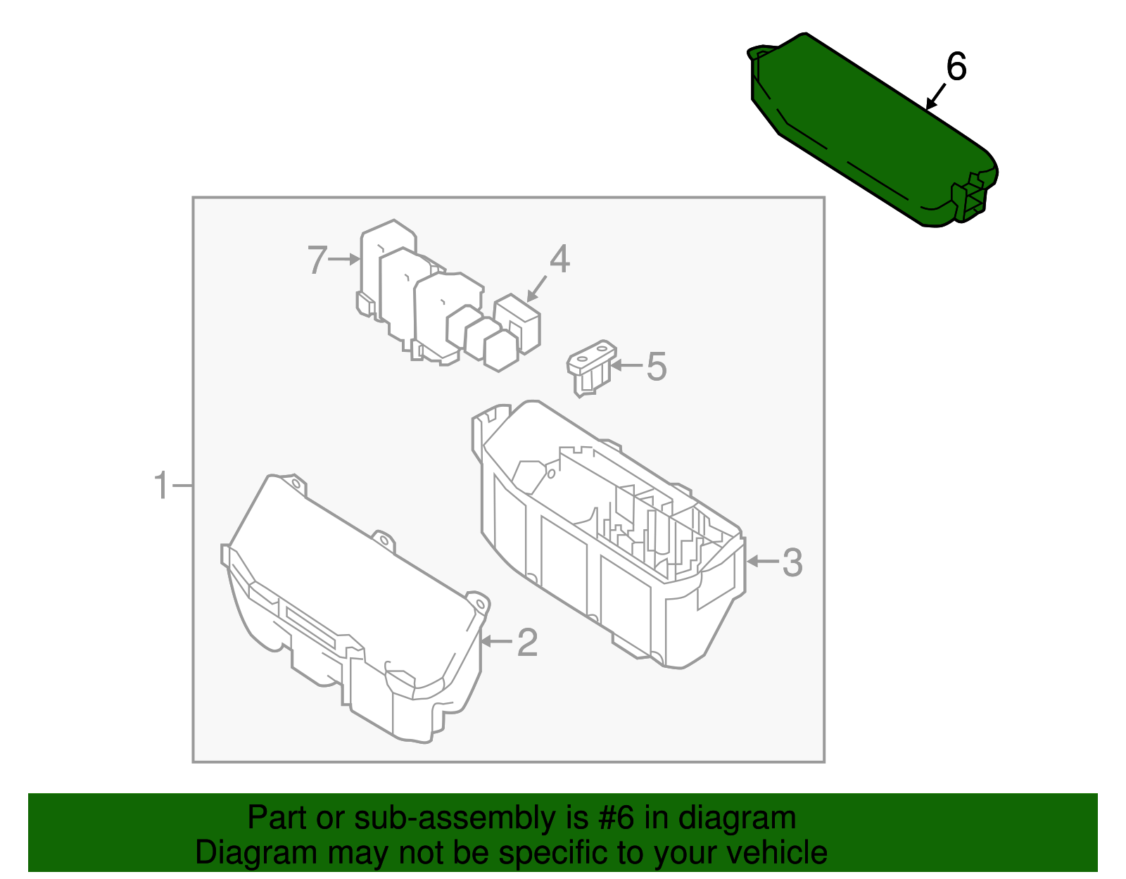 2017-2023 Nissan Upper Cover 24382-6MA0A | Nissan Parts Central
