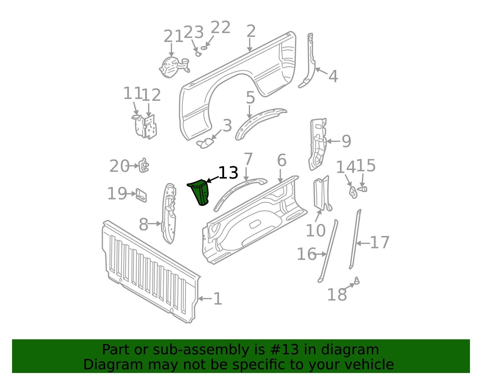 Quarter Panel Splash Shield 55276322AB | Mopar Parts Canada