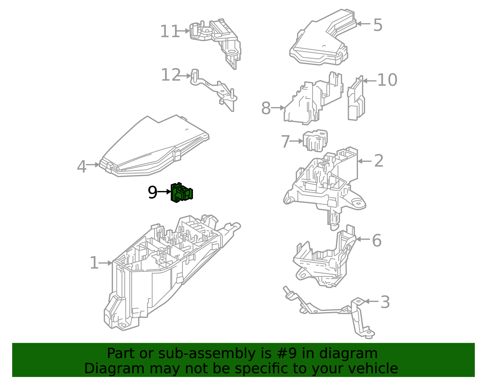 Toyota Parts Main Relay Block 82660-62100 | Toyota Parts|Toyota Online ...