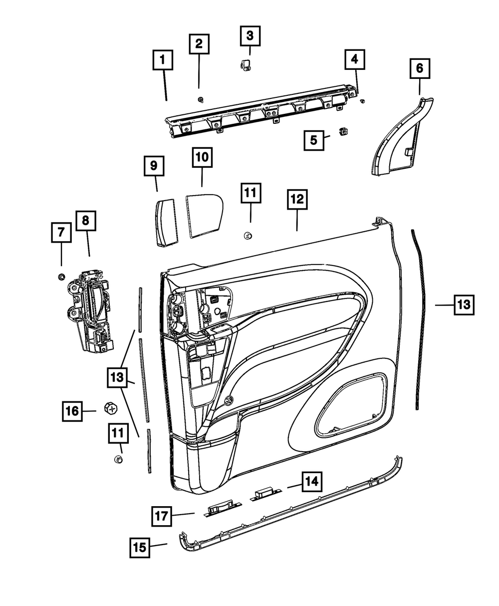 2013-2026 Mopar Push Pin 6510747AA | Mopar eStore