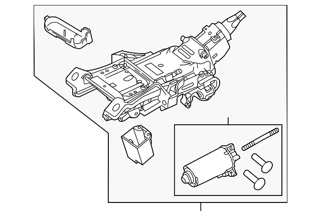 2016-2019 Ford | Column Assembly | GB5Z-3C529-F | Walls' Ford Parts
