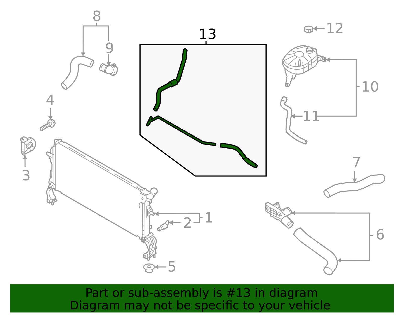 97311-K0200 - HVAC Heater Hose 2020-2022 Kia Soul | Kia.Parts Store