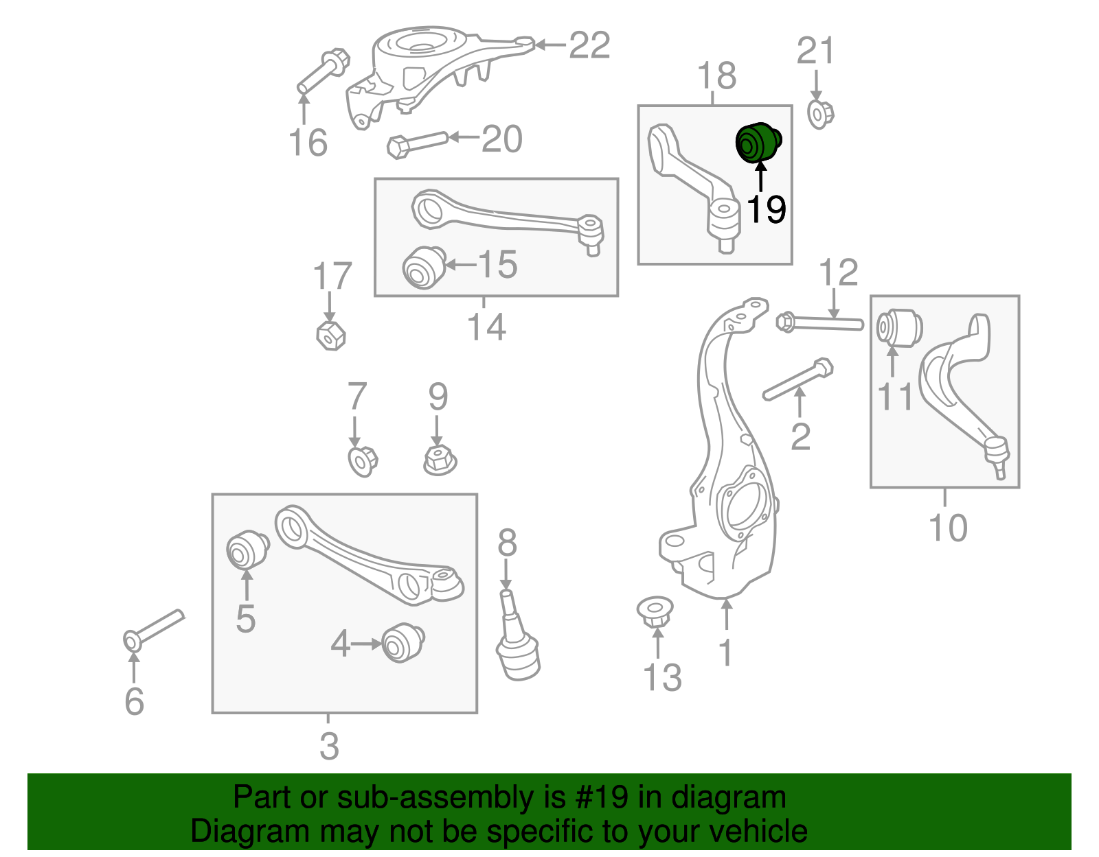 2008-2017 Audi Bushing 8K0-407-515 | OEM Parts Online