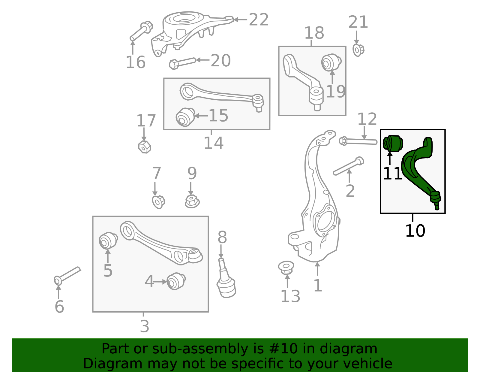 AUDI 8K0407693AD Rear Lower Control Arm ? Genuine Part | AutoNation Parts