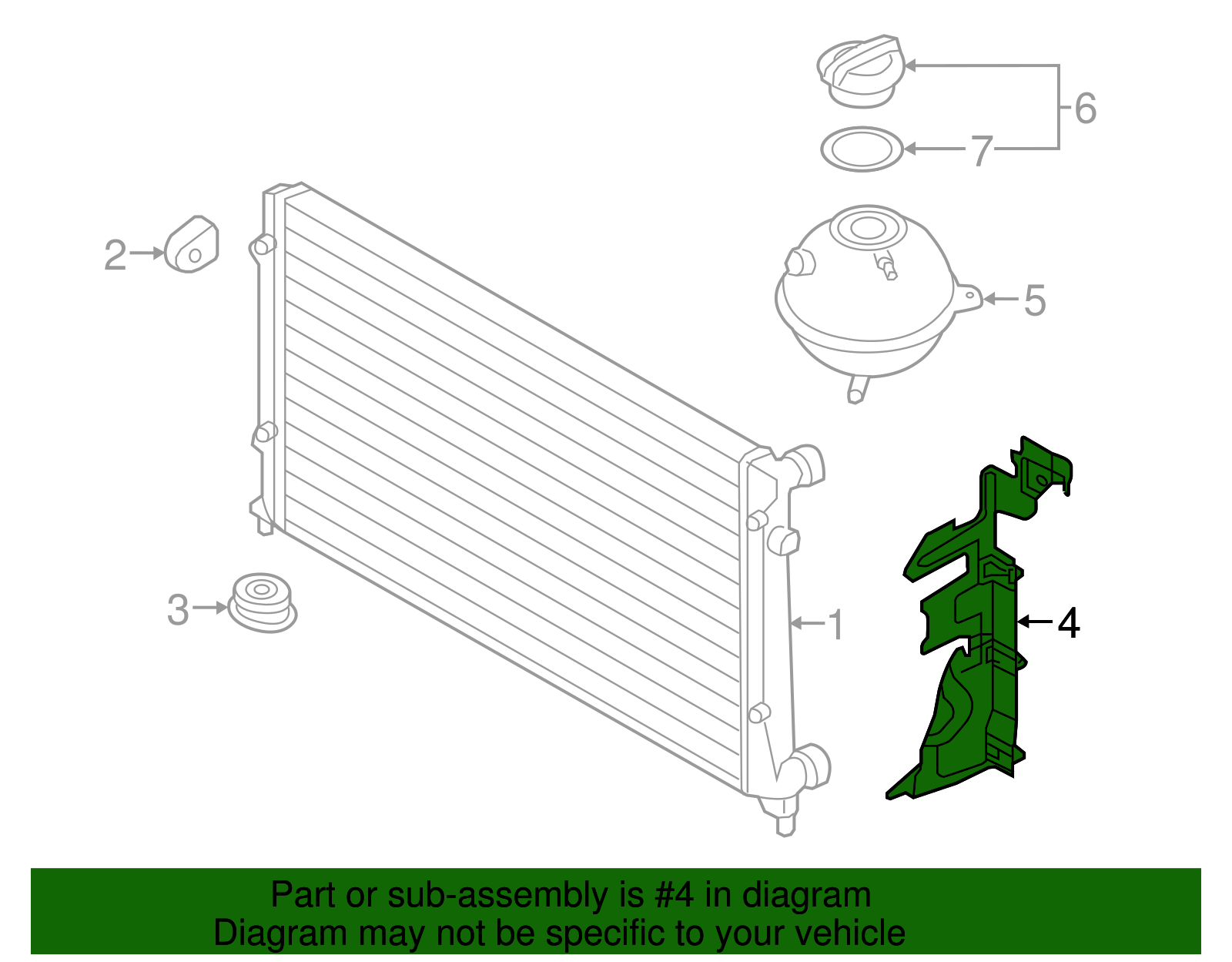 2012-2016 Volkswagen Beetle Air Baffle 5C5-121-283-B | VW Direct Auto Parts
