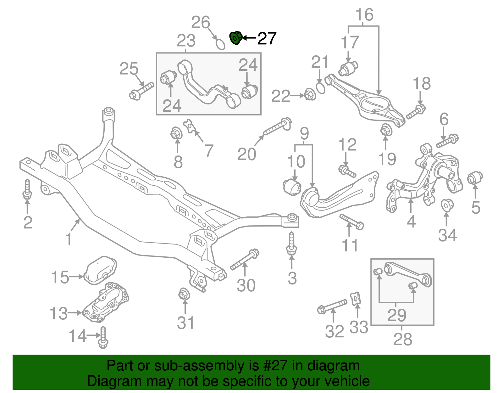 2001-2025 Volkswagen Suspension Control Arm Nut N-101-064-03 | OEM ...