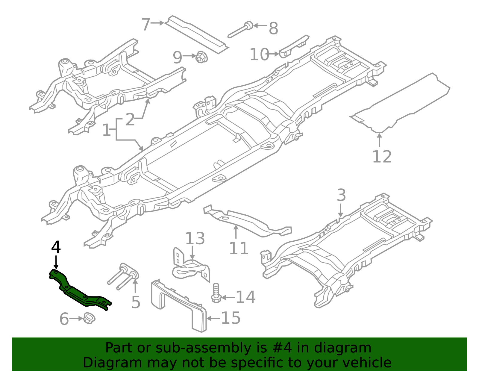 2020-2025 Ford Front Cross-Member LC3Z-5030-A | Ford OEM Parts Outlet
