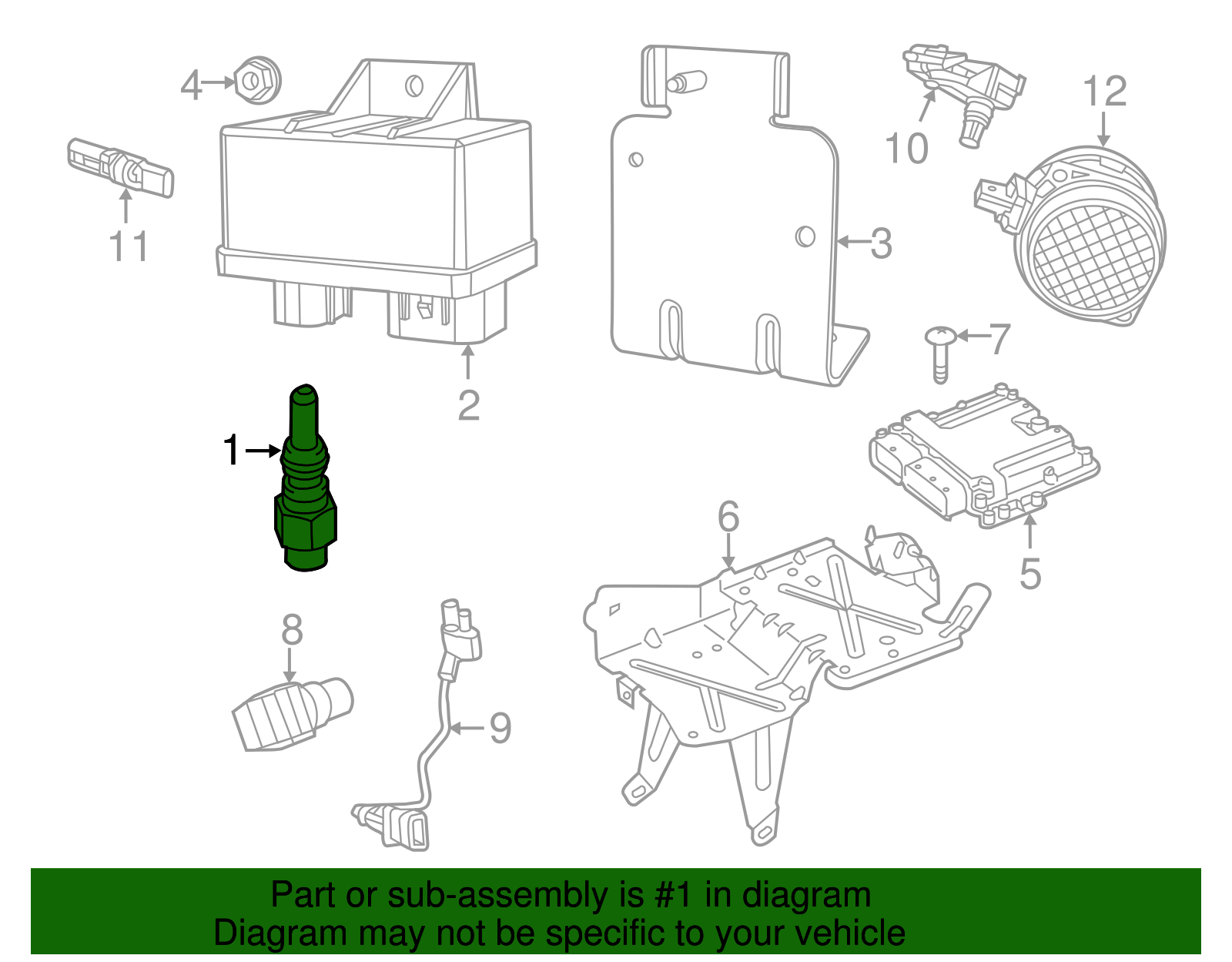 2014-2019 Mopar Glow Plug 68460484AB | Mopar Parts Canada