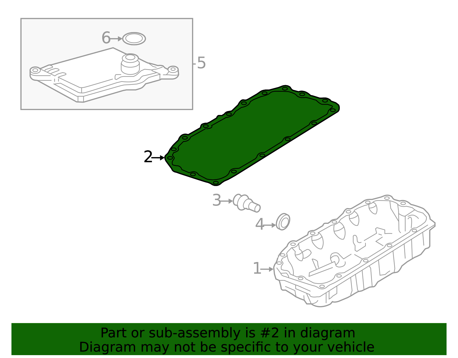 21814-RPS-000 - Pan Gasket 2006-2016 Honda | Honda Parts Online