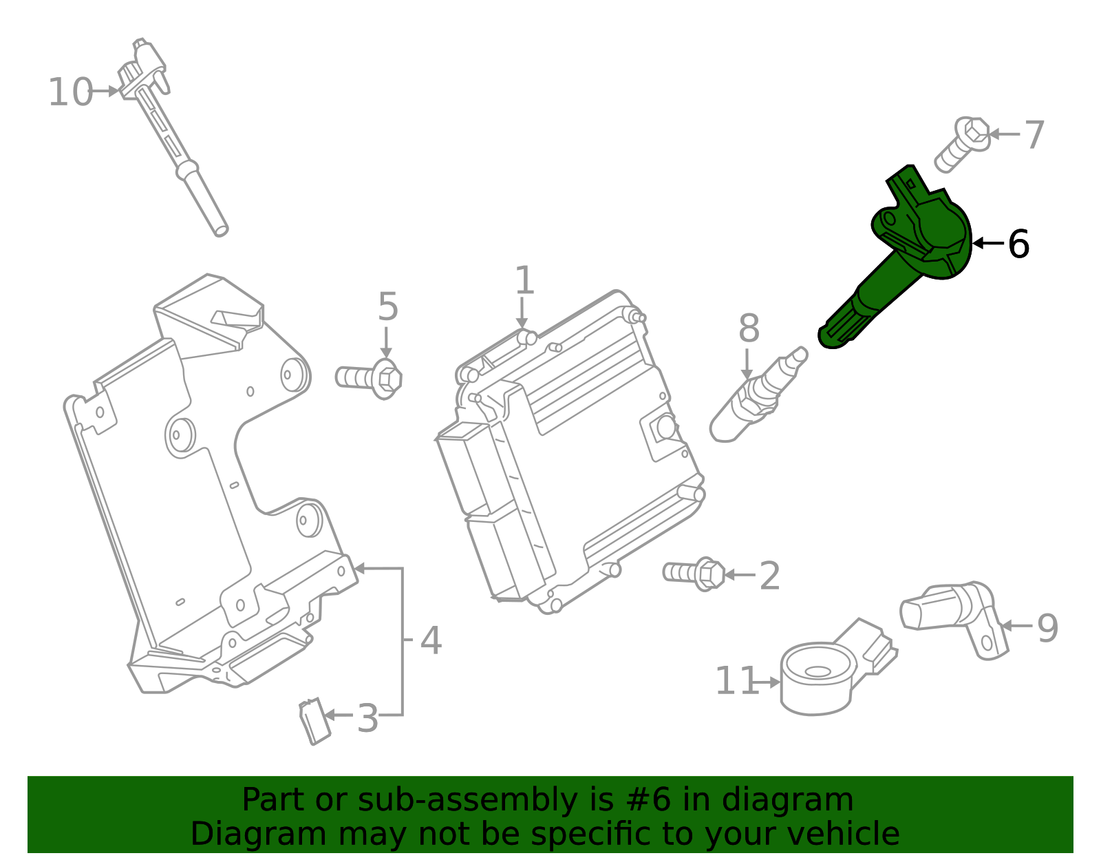 2020-2024 Ford | Motorcraft Direct Ignition Coil | DG-580 | Walls' Ford ...