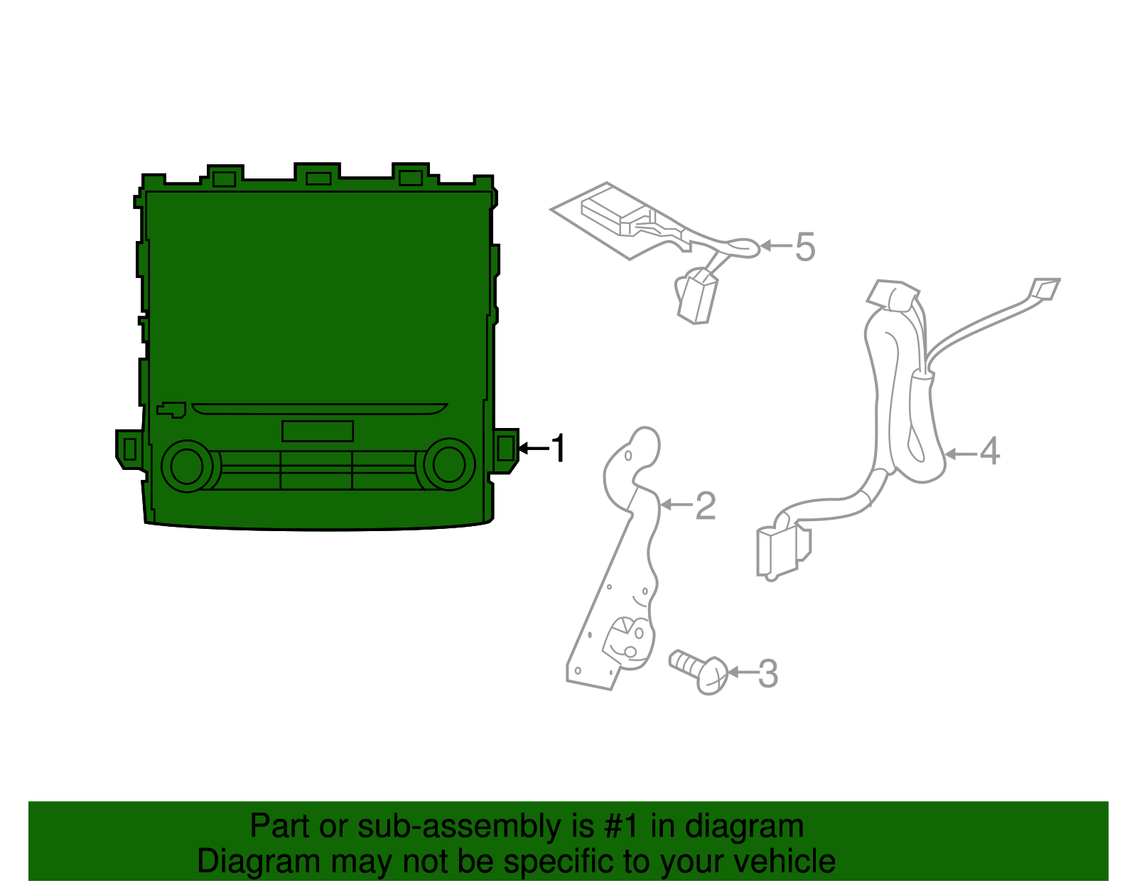 2022-2023 Subaru Impreza Display Unit 85261FL142 | Subaru Parts Store