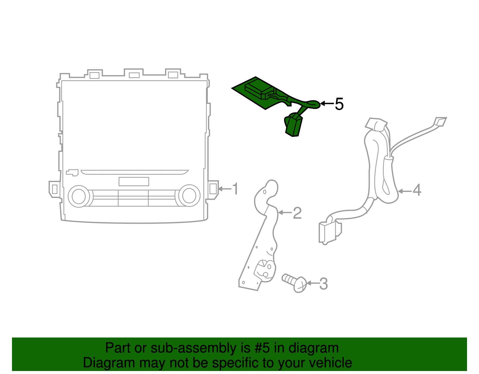2017-2024 Subaru GPS Antenna 86277FL00A | Subaru Online Parts