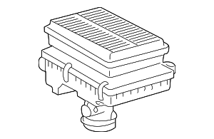 Genuine Toyota Air Filter part# 17801-21040 for 2004-2009 Toyota Prius ...