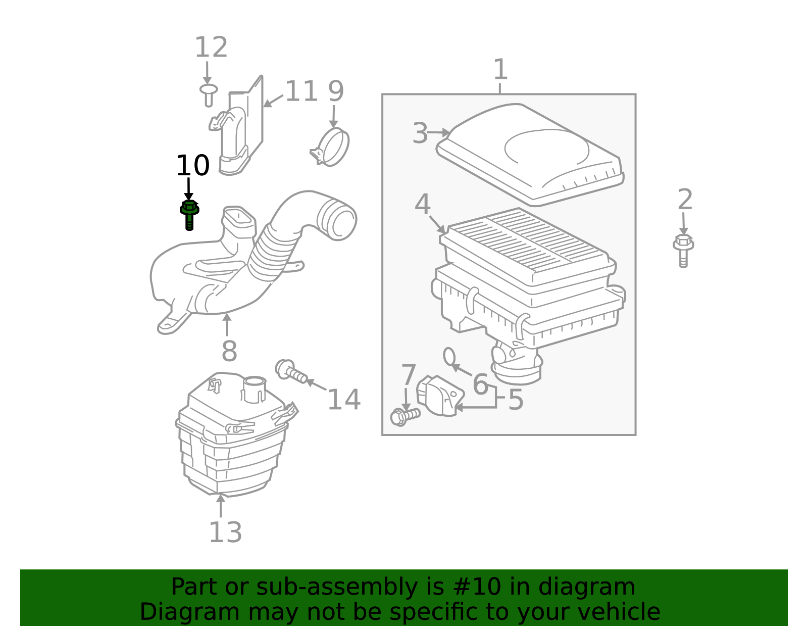 Engine Air Intake Hose Bolt 91631-B0630 | Toyota Parts Center