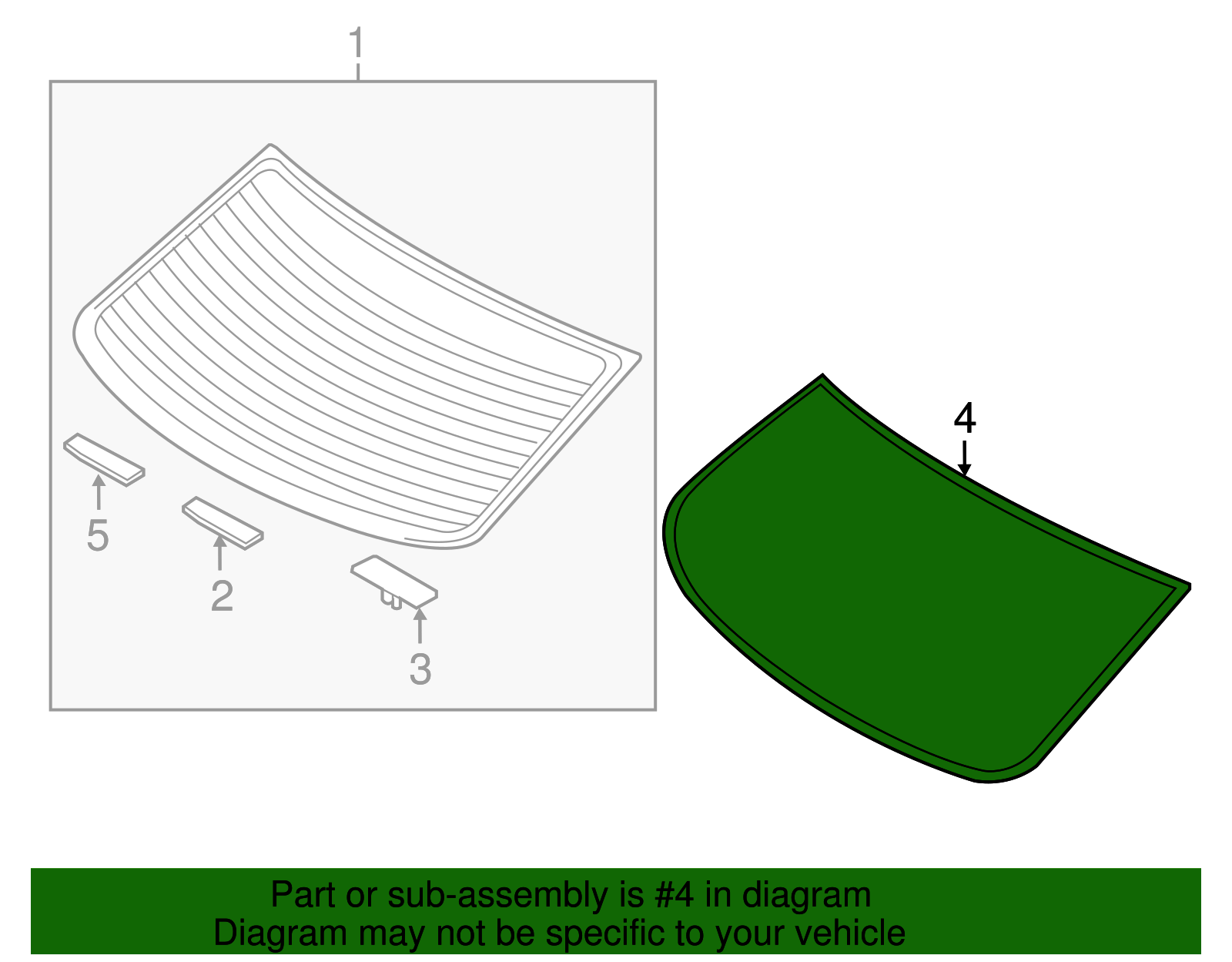 87131-1R000 - Reveal Molding - 2012-2017 Hyundai Accent | World OEM ...