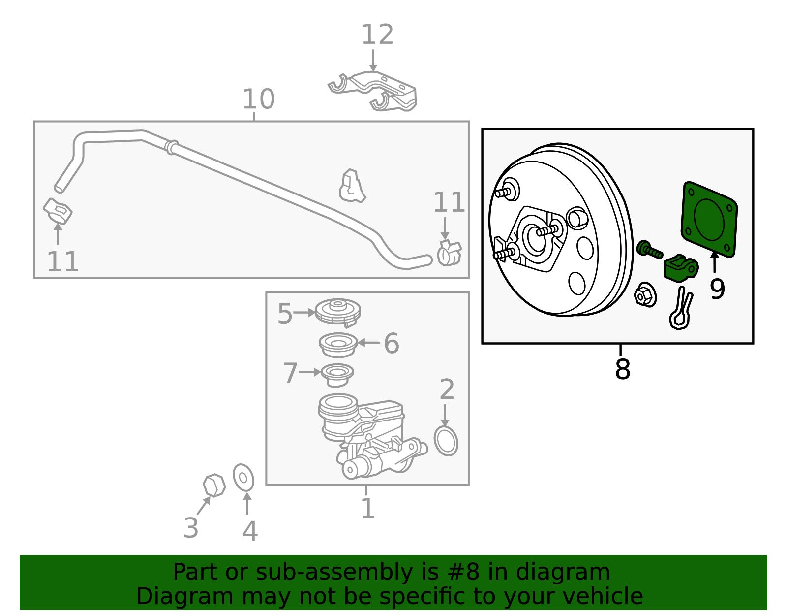 01469-T5R-A03 - Booster Assembly 2015-2017 Honda Fit | Honda Parts Online