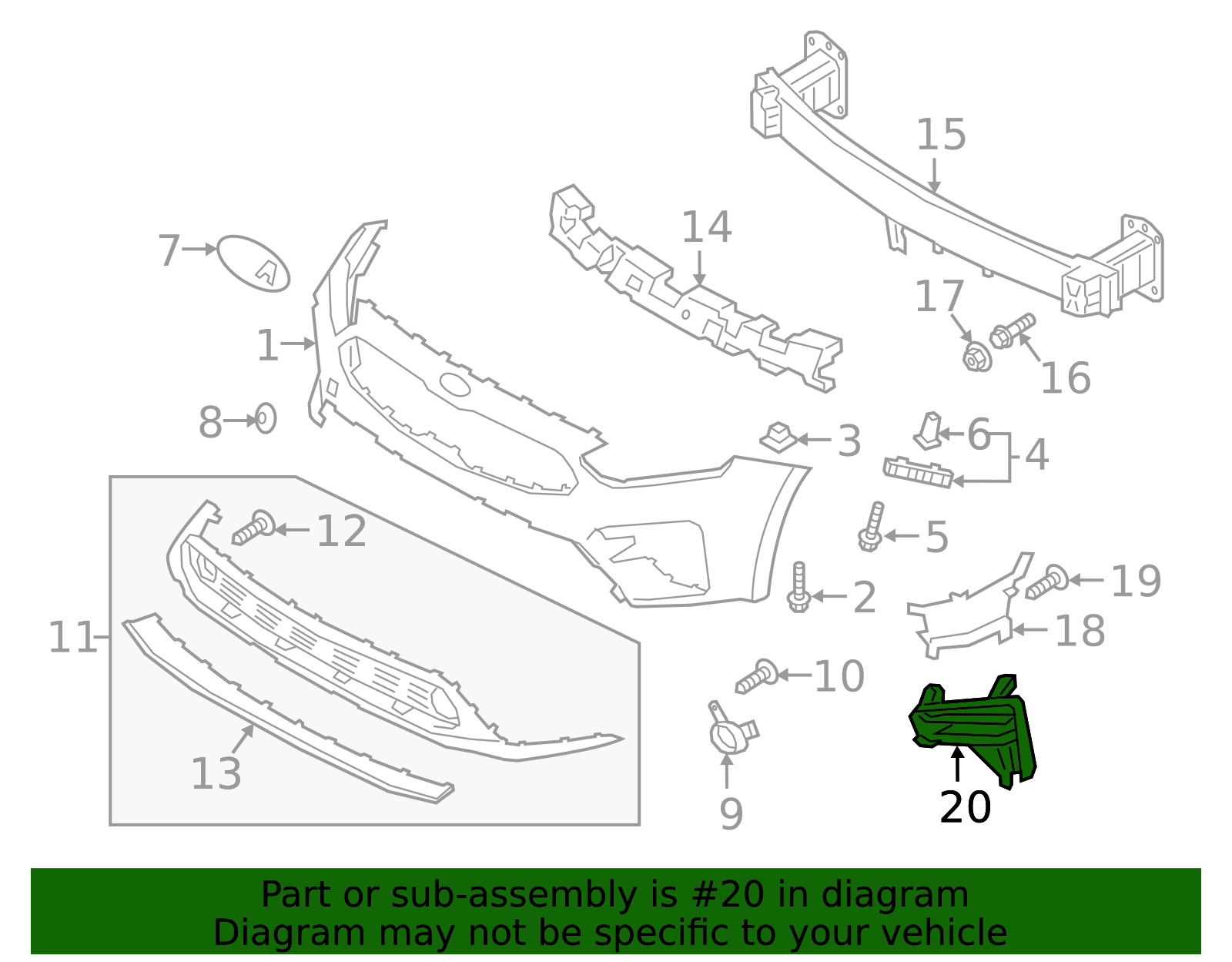 86595-M7010 - Trim Molding 2019-2021 Kia Forte | Genuine Kia Parts