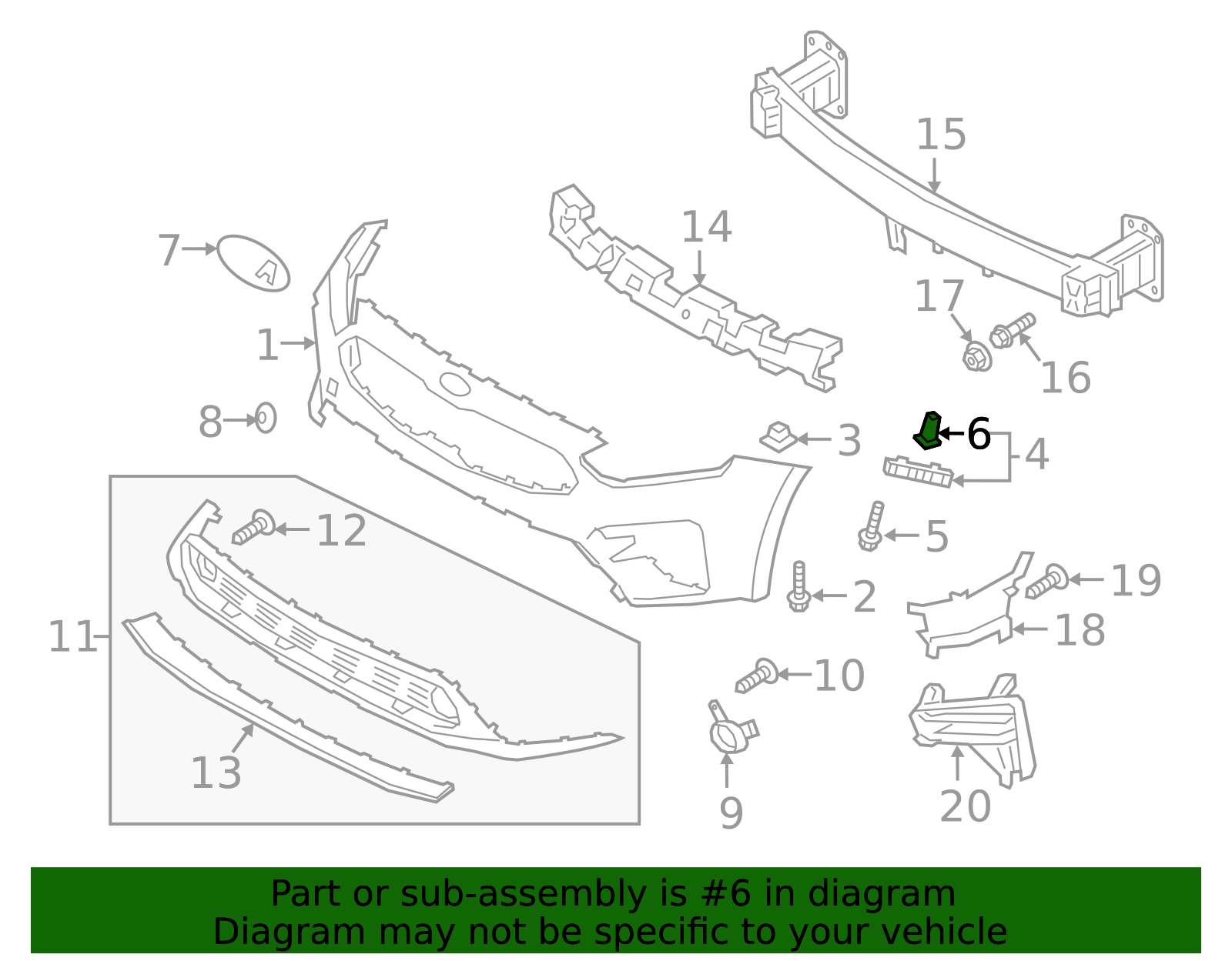 86518-3M000 - Side Bracket Clip 2016-2025 Kia | Kia.Parts Store