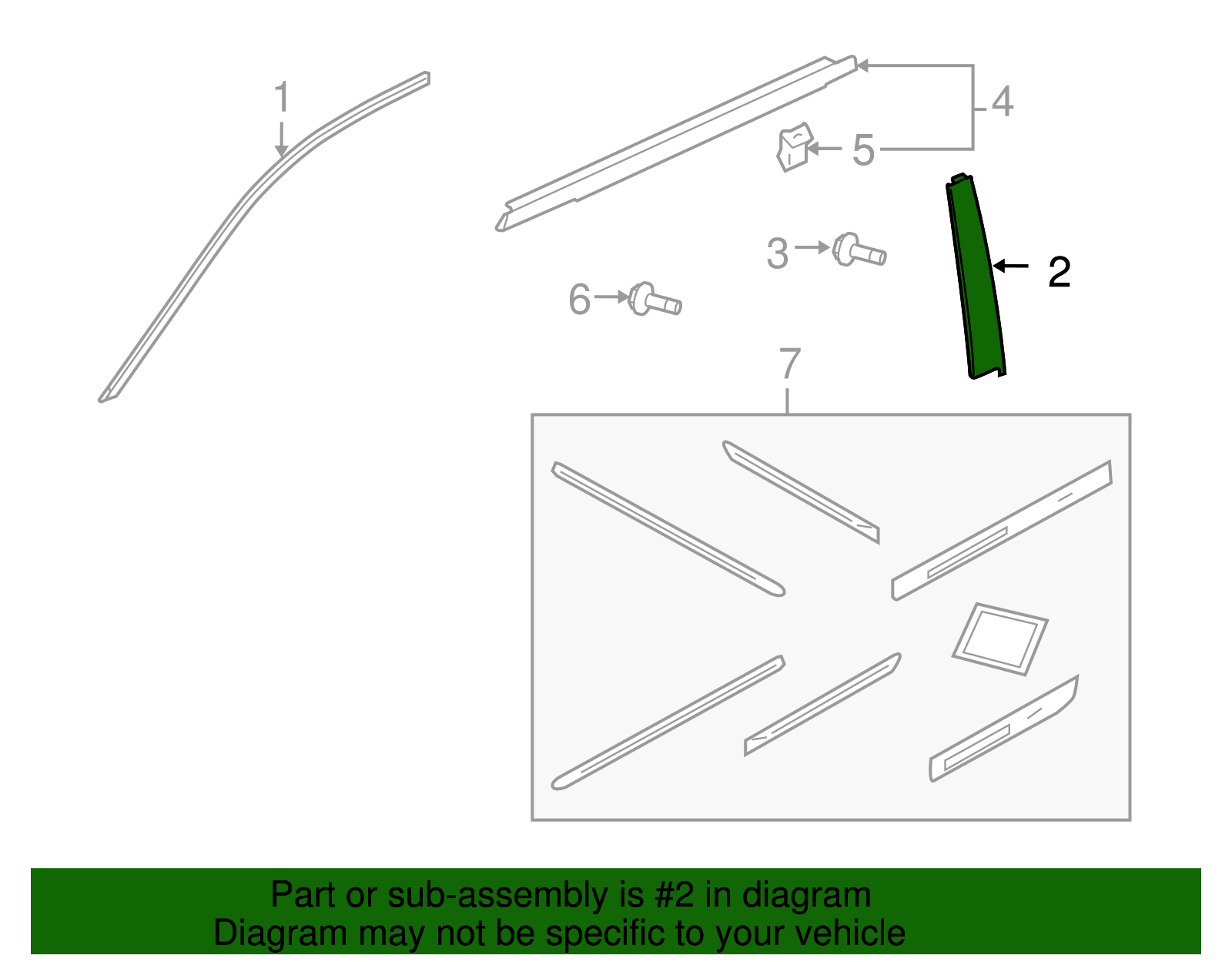 72470-TA0-A01 - Door Applique 2008-2010 Honda Accord | Honda Parts Online