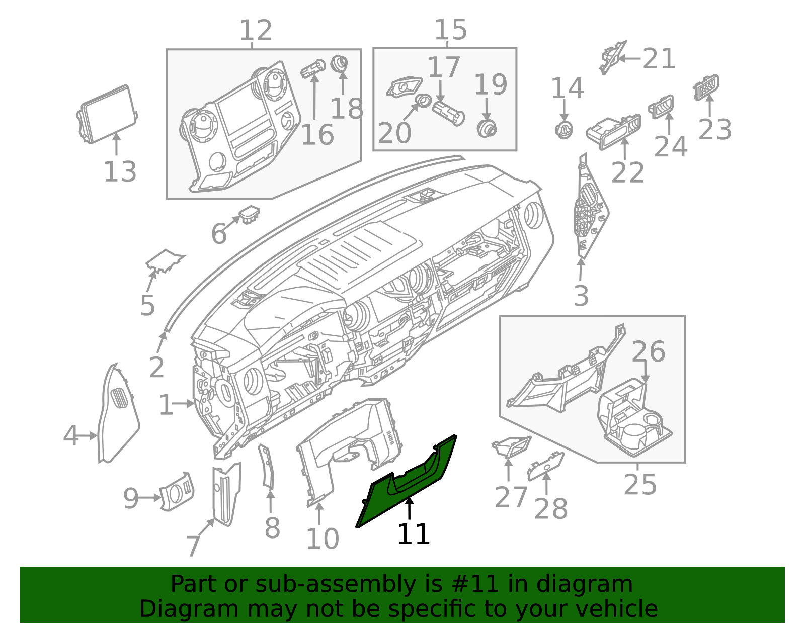 2011-2016 Ford Closure Panel BC3Z-2504459-AC | Awesome Parts Ford
