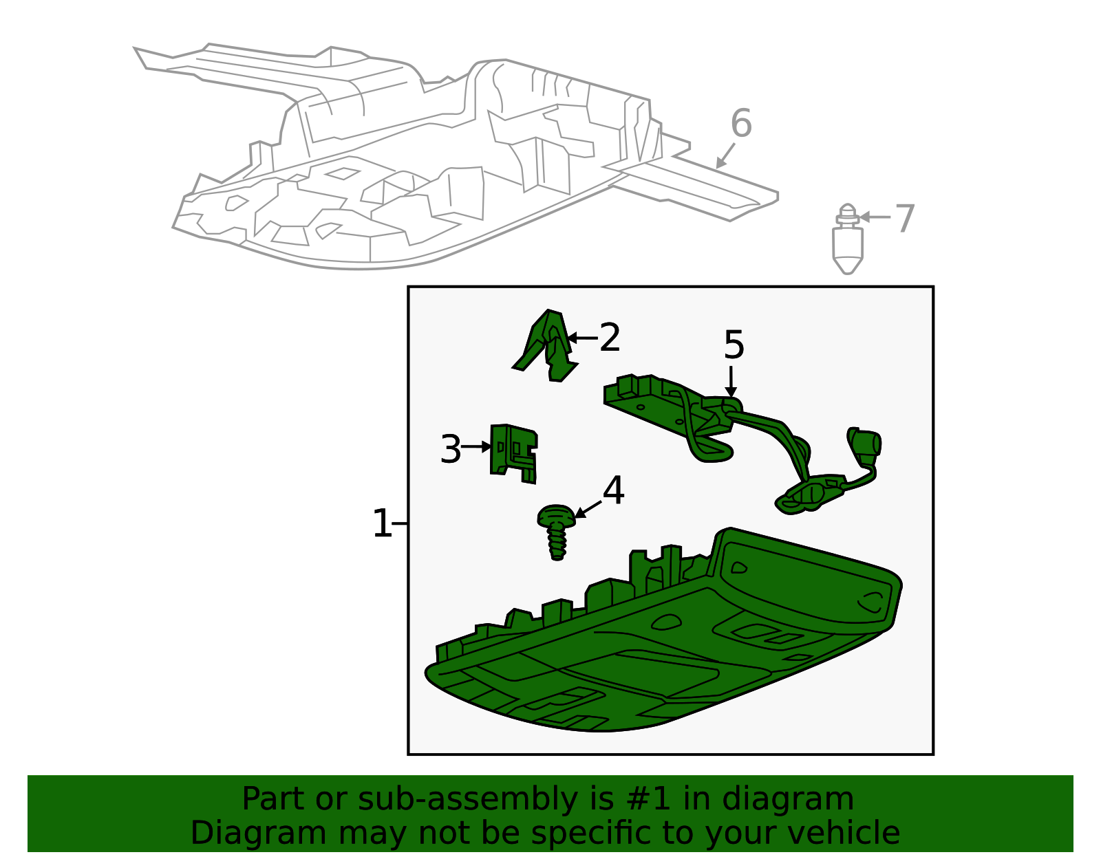 OEM Ford Overhead Console For 2018-2020 Ford F-150 - Part No. FL3Z ...