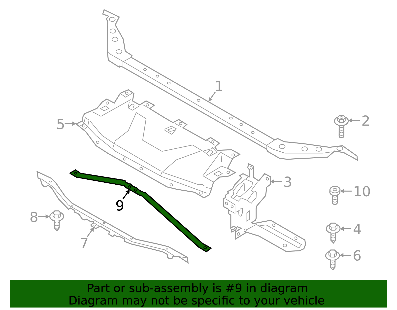 51466-WAA01 - 2020-2024 Toyota GR Supra - Strut Bar | Nucar Toyota Parts