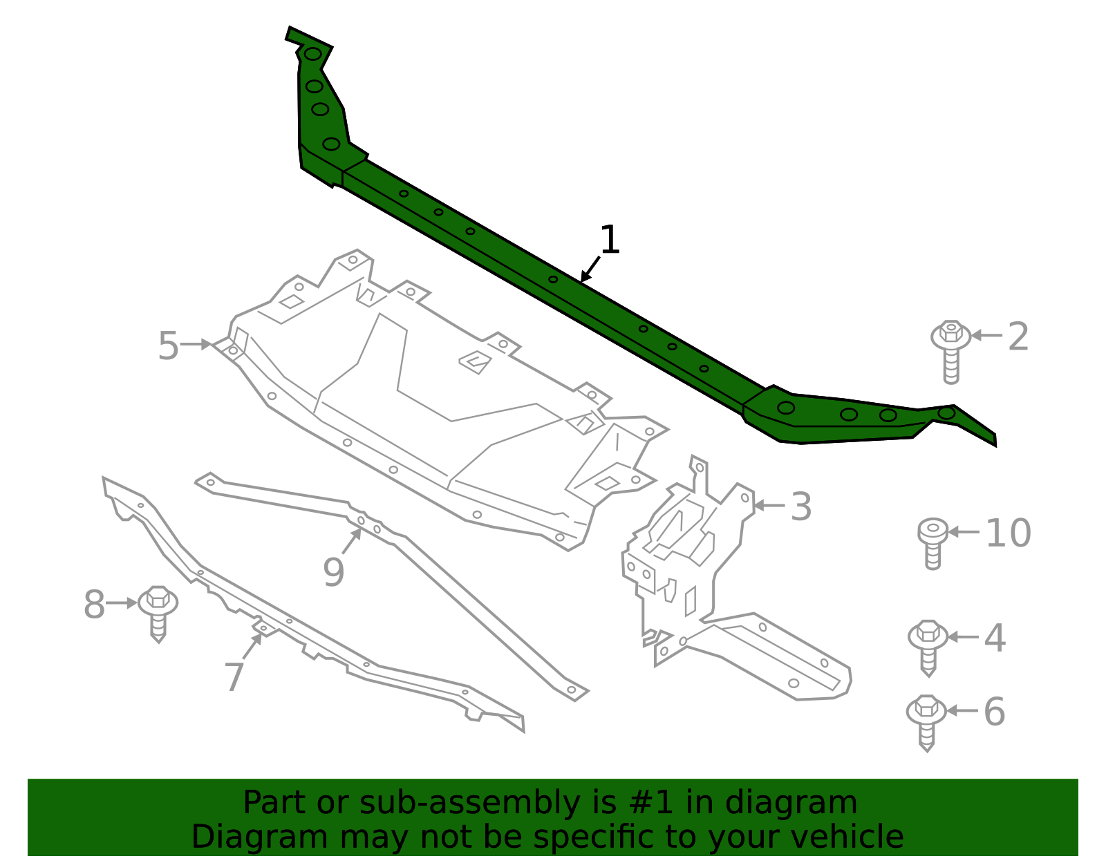 2020-2025 Toyota GR Supra 2020-2024 Toyota GR Supra - Upper Cross ...