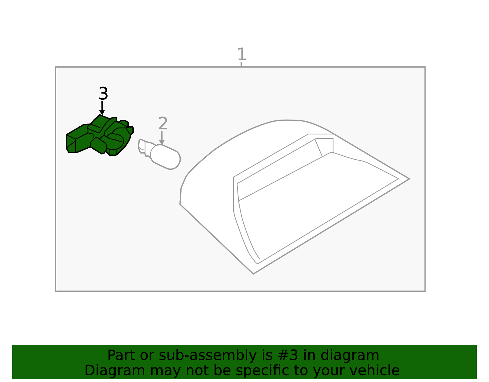 26260-JX00A - Center High Mount Stop Light Socket 2012-2019 Nissan ...