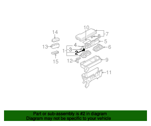 2000-2008 Toyota Fusible Link 90982-08284 | Toyota San Diego Parts