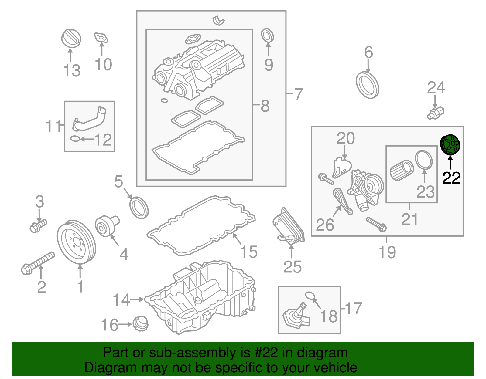 11427525334 - 2006-2021 BMW Oil Filter Cover (11-42-7-525-334) | BMW of ...