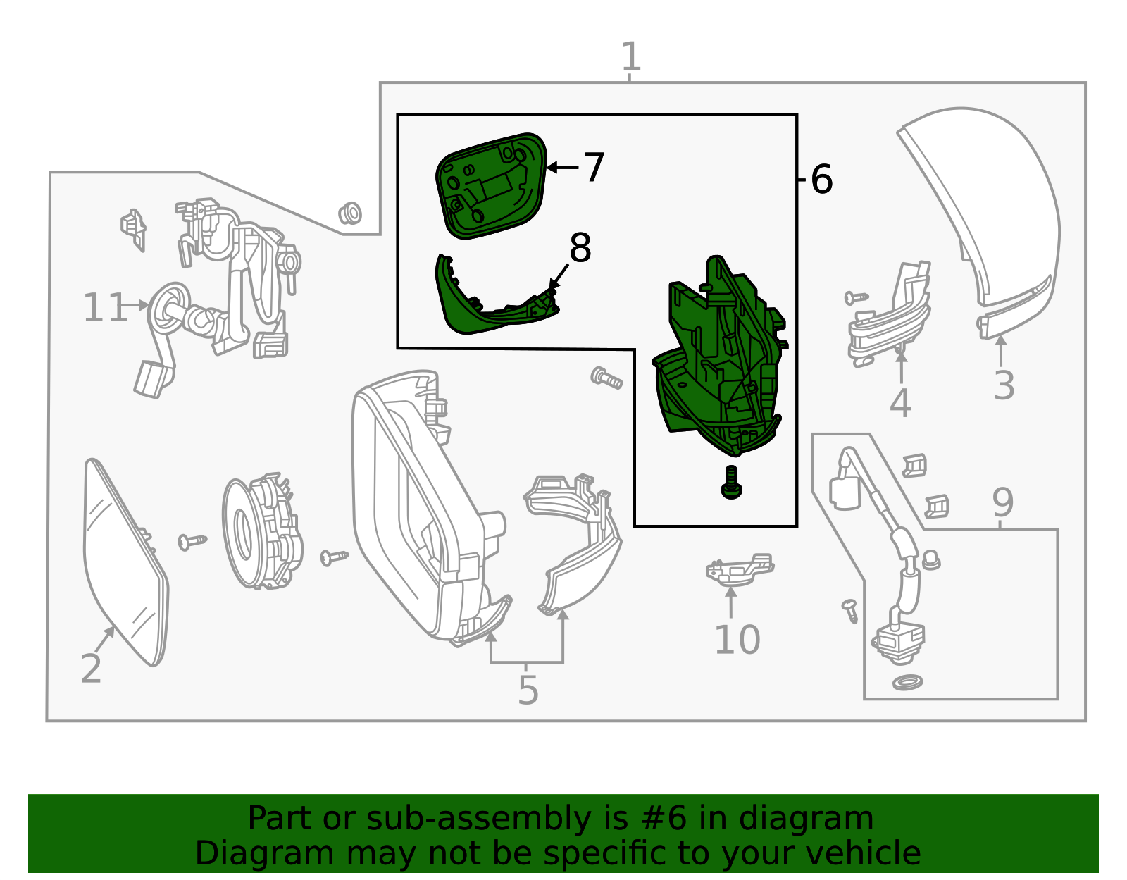 2021-2022 Acura TLX Actuator Assembly 76205-TGV-A23ZK | OEM Acura Shop