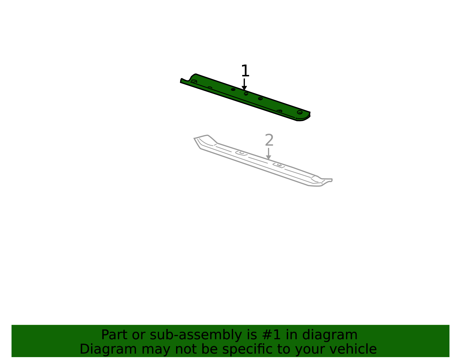 2001-2006 GM Upper Molding 10390933 | Shop Matick Buick GMC