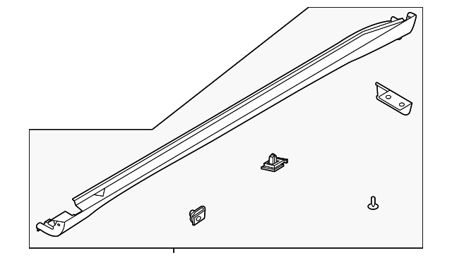 2020-2025 Kia Soul Rocker Molding 87751-K0000 | TascaParts.com