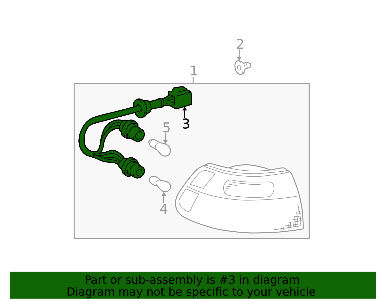 Genuine Official Toyota Socket & Wire part# 81555-08010 for 1998-2000 ...
